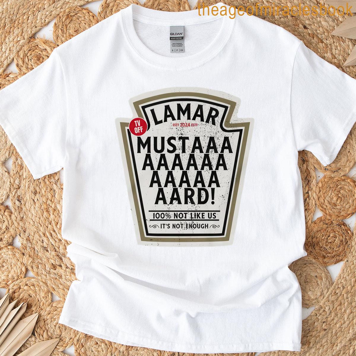 Kendrick Lamar Mustard Tv Off T-shirt