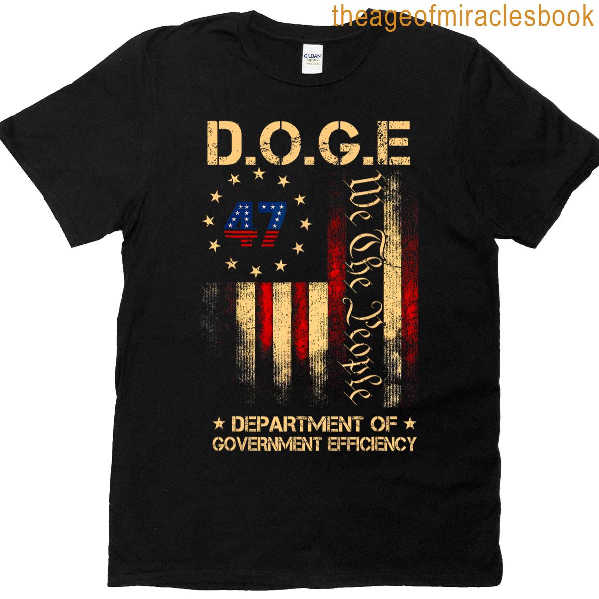 Doge Doge Department Of Government Efficiency Mens T-shirt
