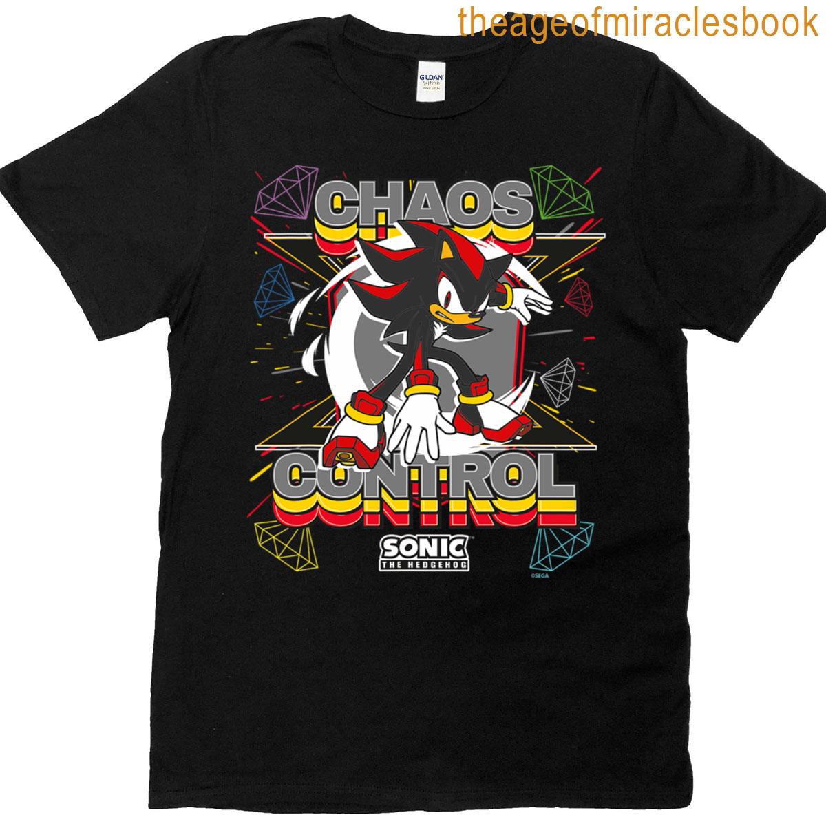 Sonic The Hedgehog Shadow The Hedgehog Chaos Control T-shirt