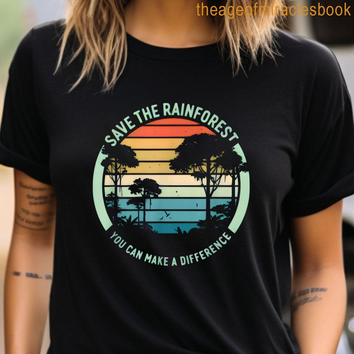 Save The Rainforest Nature Conservation T-shirt