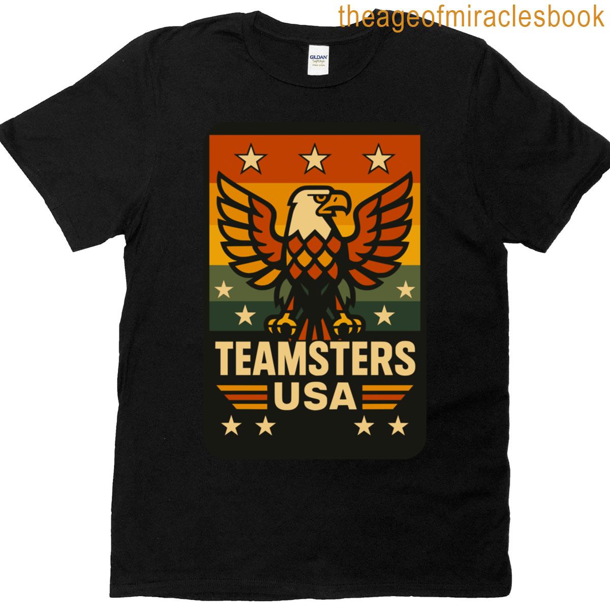 Teamsters Usa Eagle Union Pride Graphic T-shirt