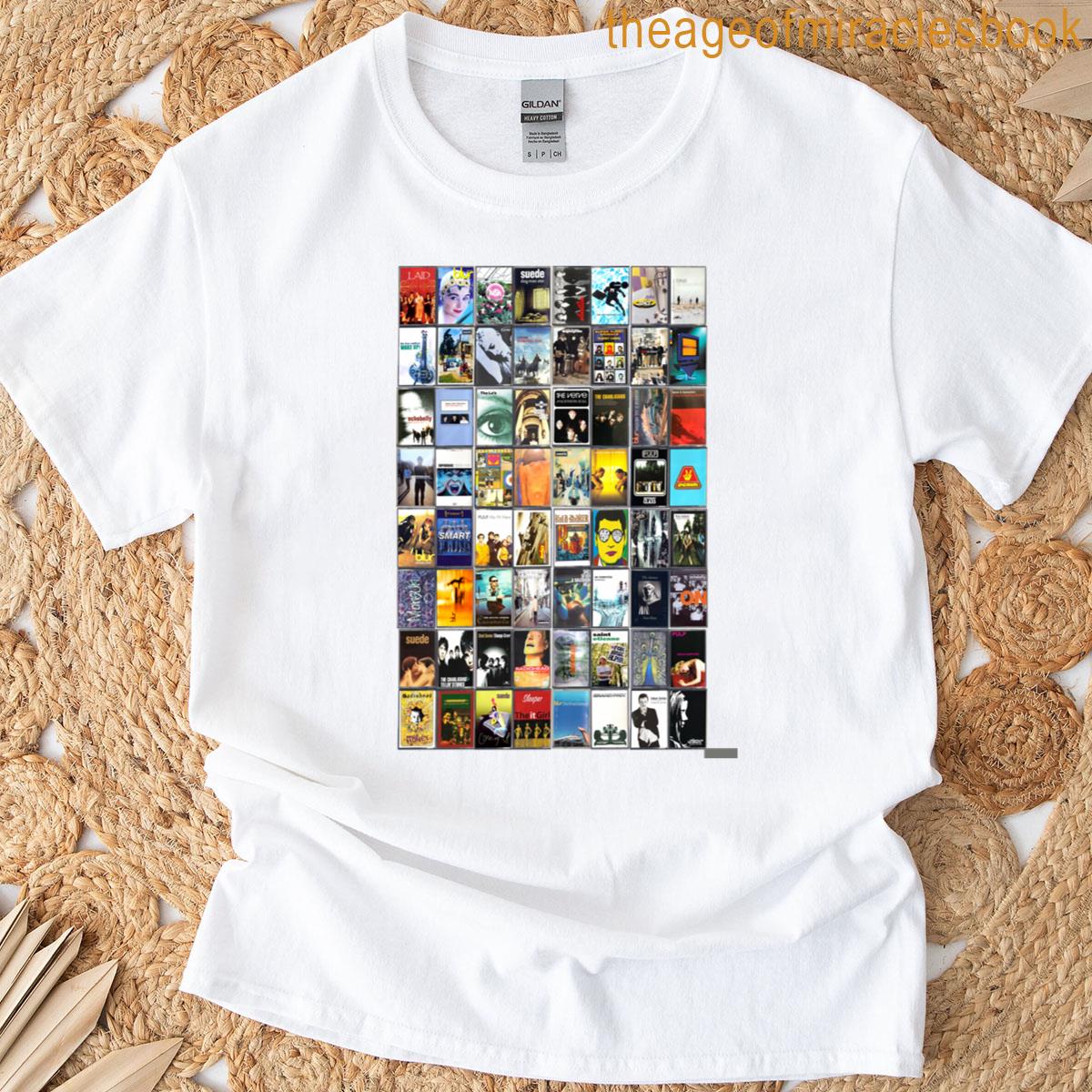 The Best Of Britpop - Vintage Cassette Album Cover Art T-shirt