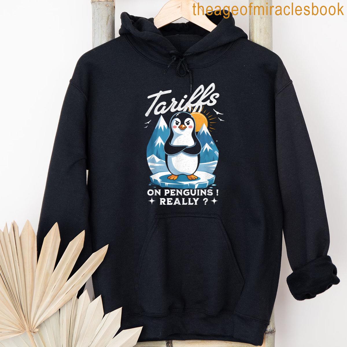 Stop The Tariffs Anti-trump Fafo Resist Penguins New Tariff T-shirt