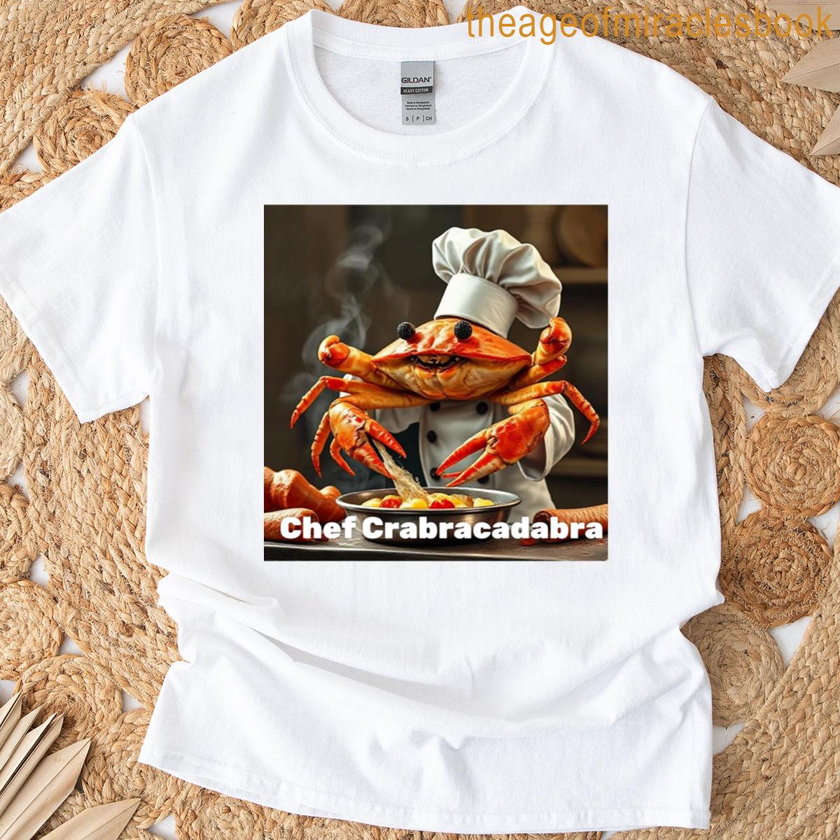 Chef Crabracadabra Ai Brainrot Meme Design - Sticker Magnet T-shirt