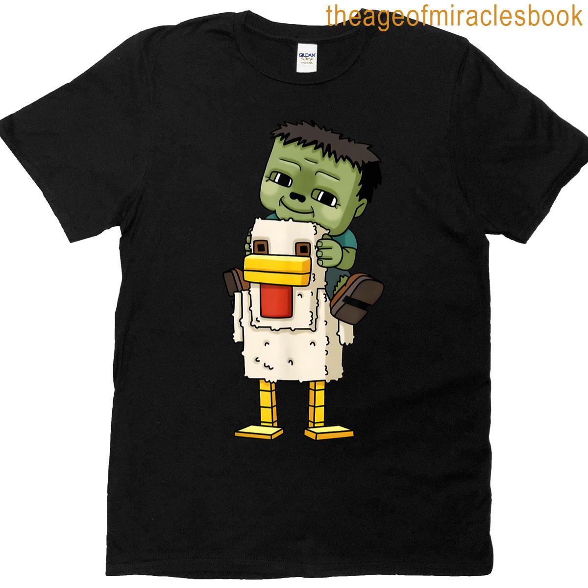 Chicken Jockeys Zombie Pixel Gamer Zombie Chicken Jockeys T-shirt