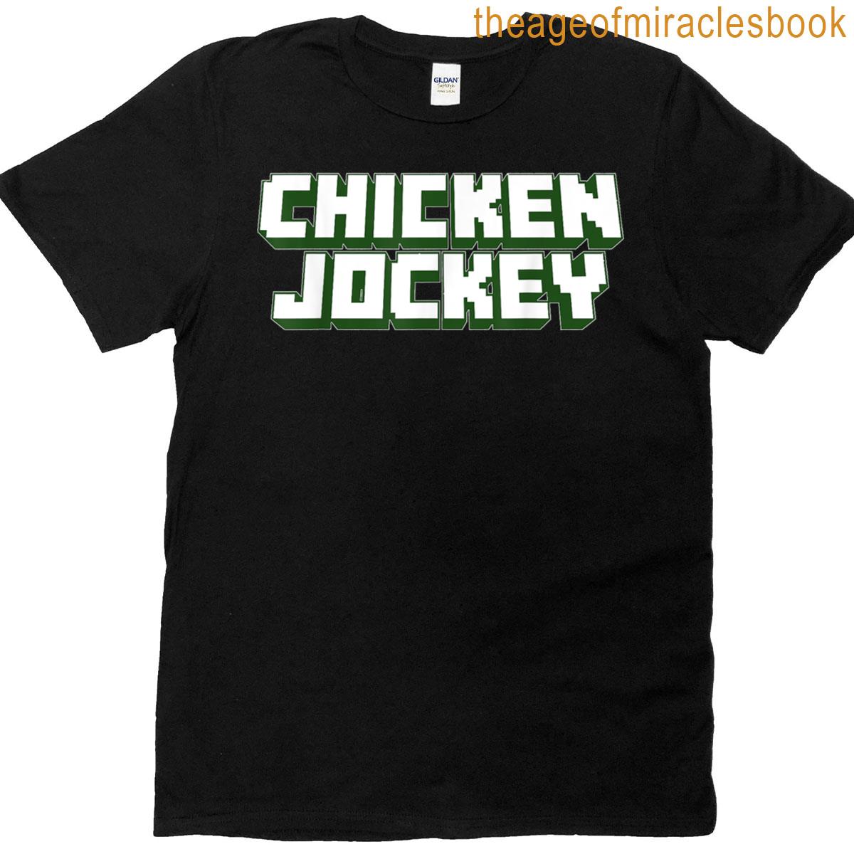 Chicken Jockey Video Game Viral Gamer Meme Costume Graphic T-shirt