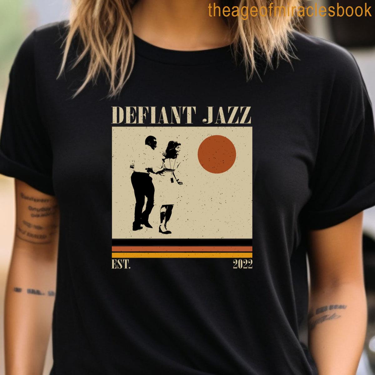 Defiant Jazz Severance Tv Series Retro T-shirt