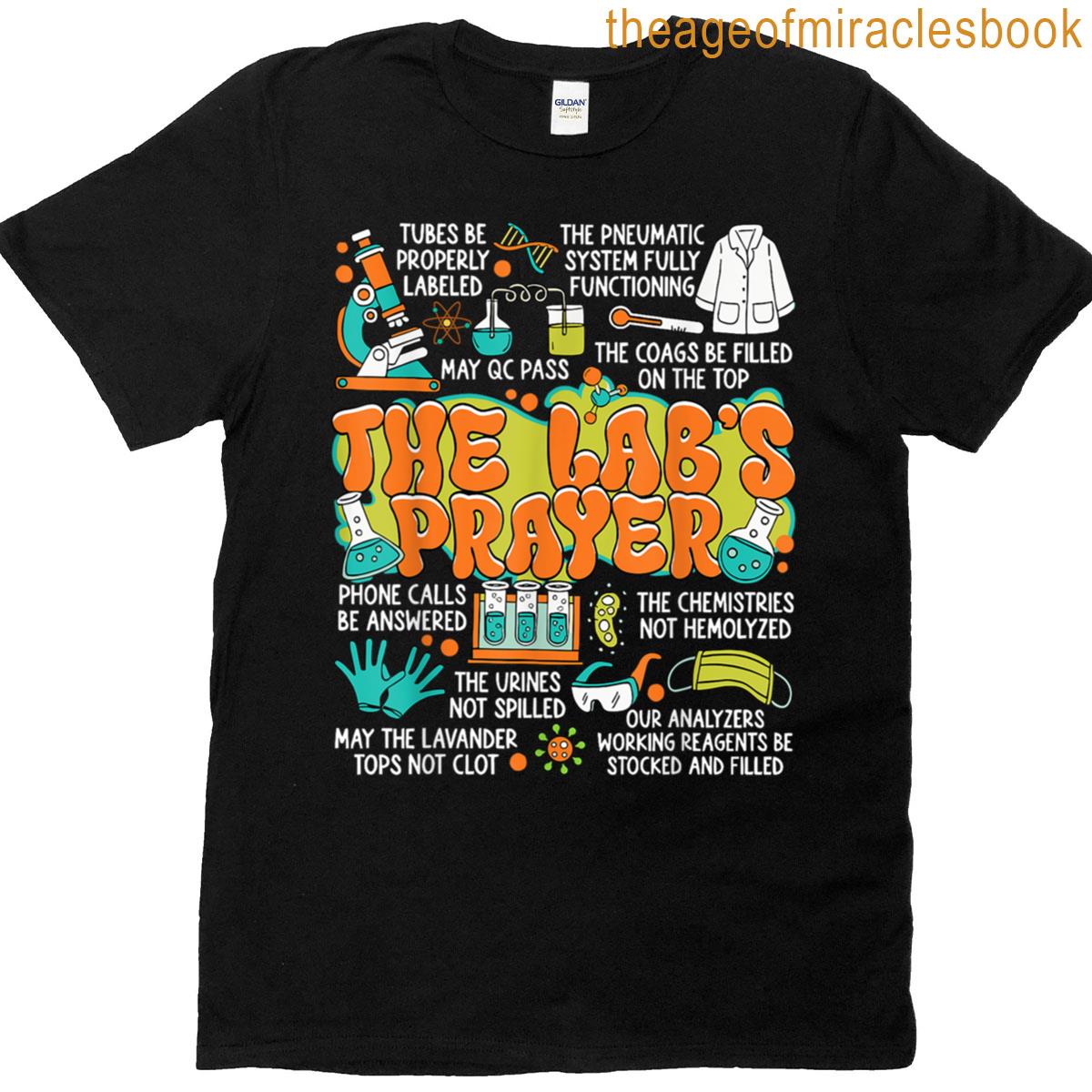 The Lab Prayer Lab Week 2025 Medical Laboratory Scientist T-shirt