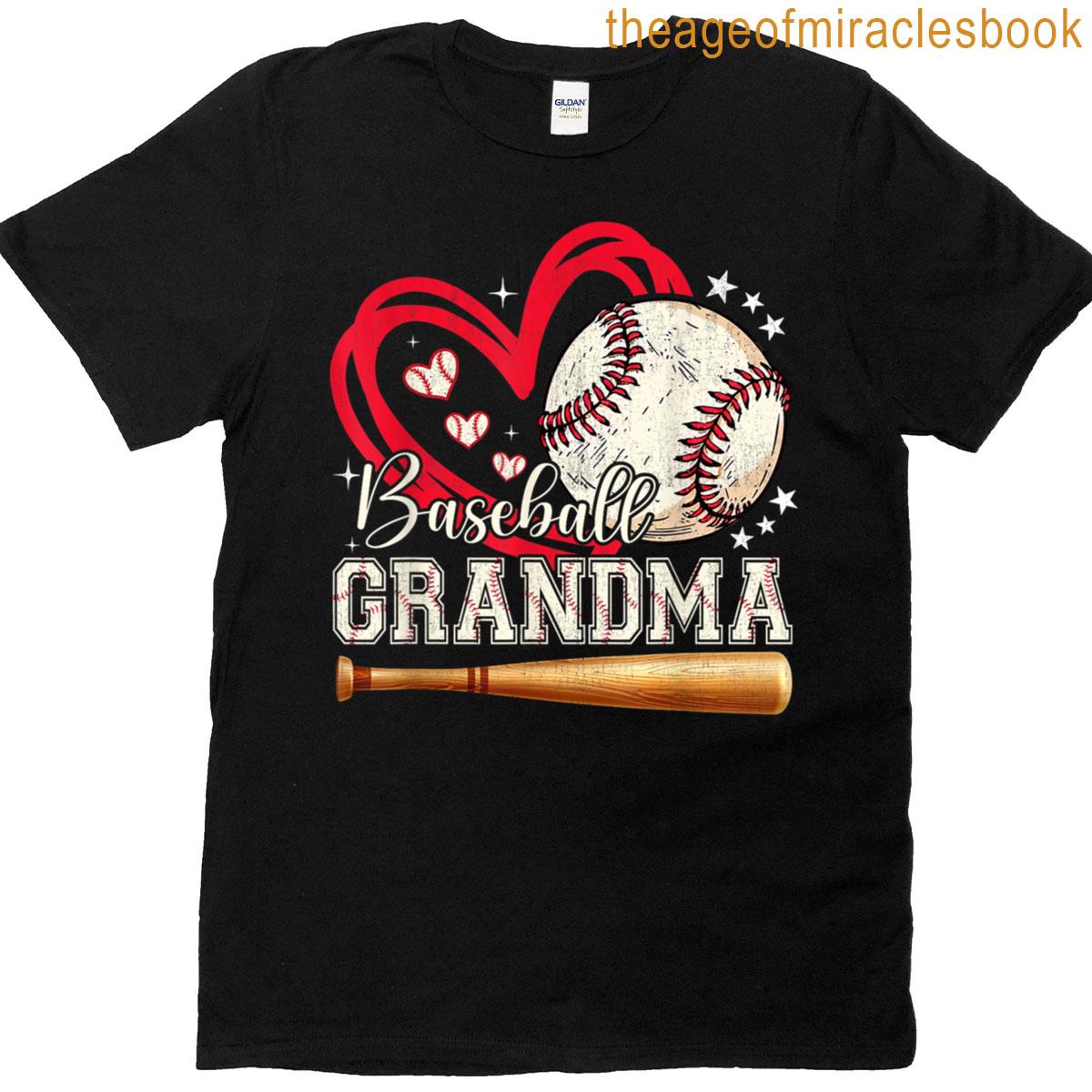 Matching Cute Baseball Grandma T-shirt