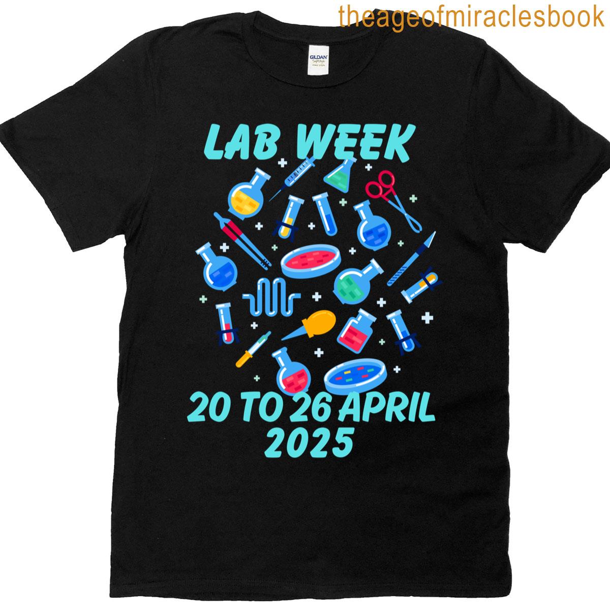 Funny Lab Week 2025 April T-shirt