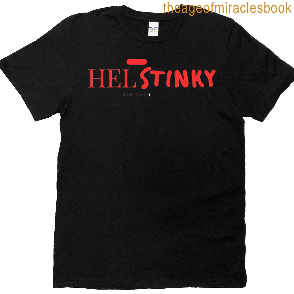 Helstinky Fin-land Meme Parody Oversized T-shirt