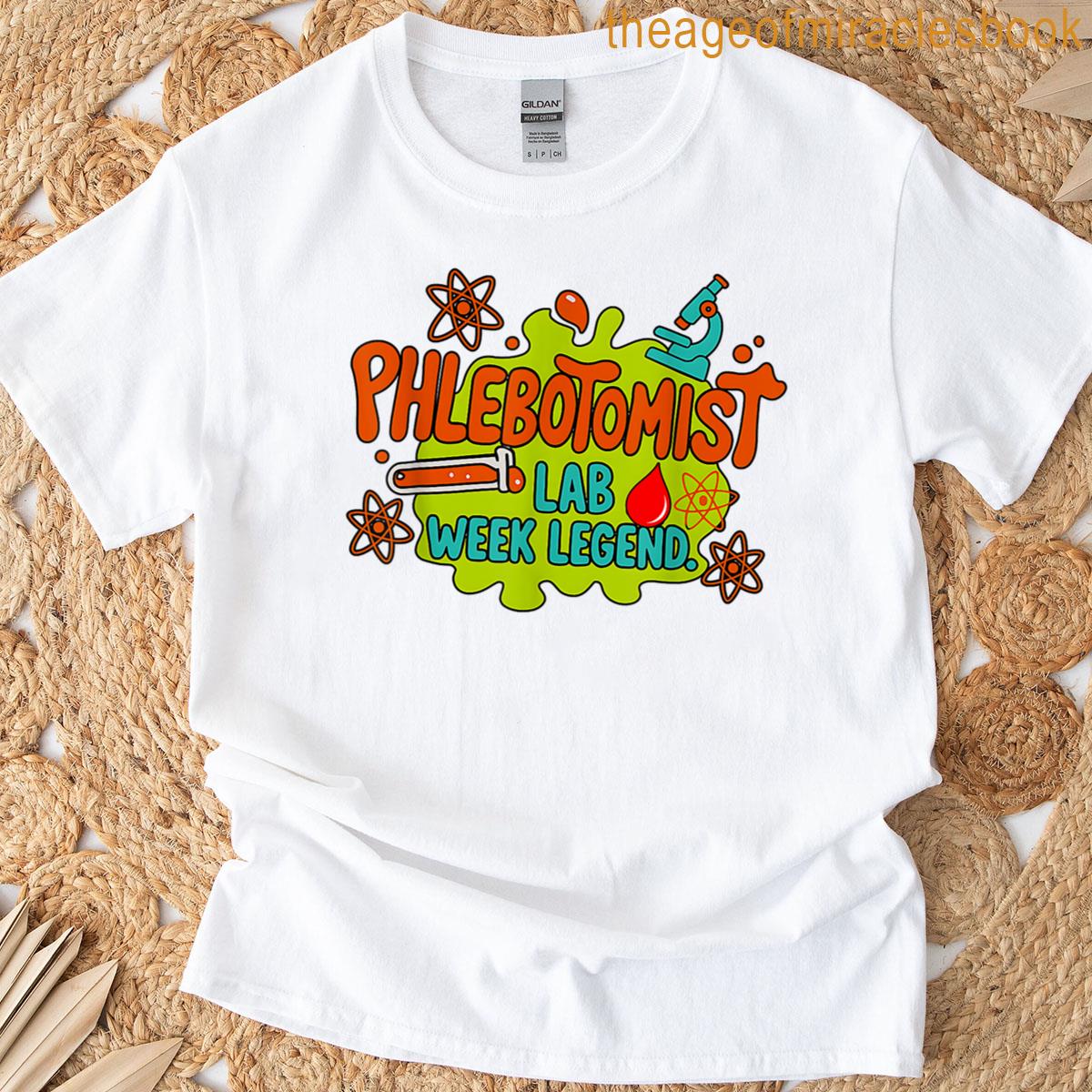 Lab Week 2025 Mystery Machine Of Diagnostics Phlebotomist T-shirt