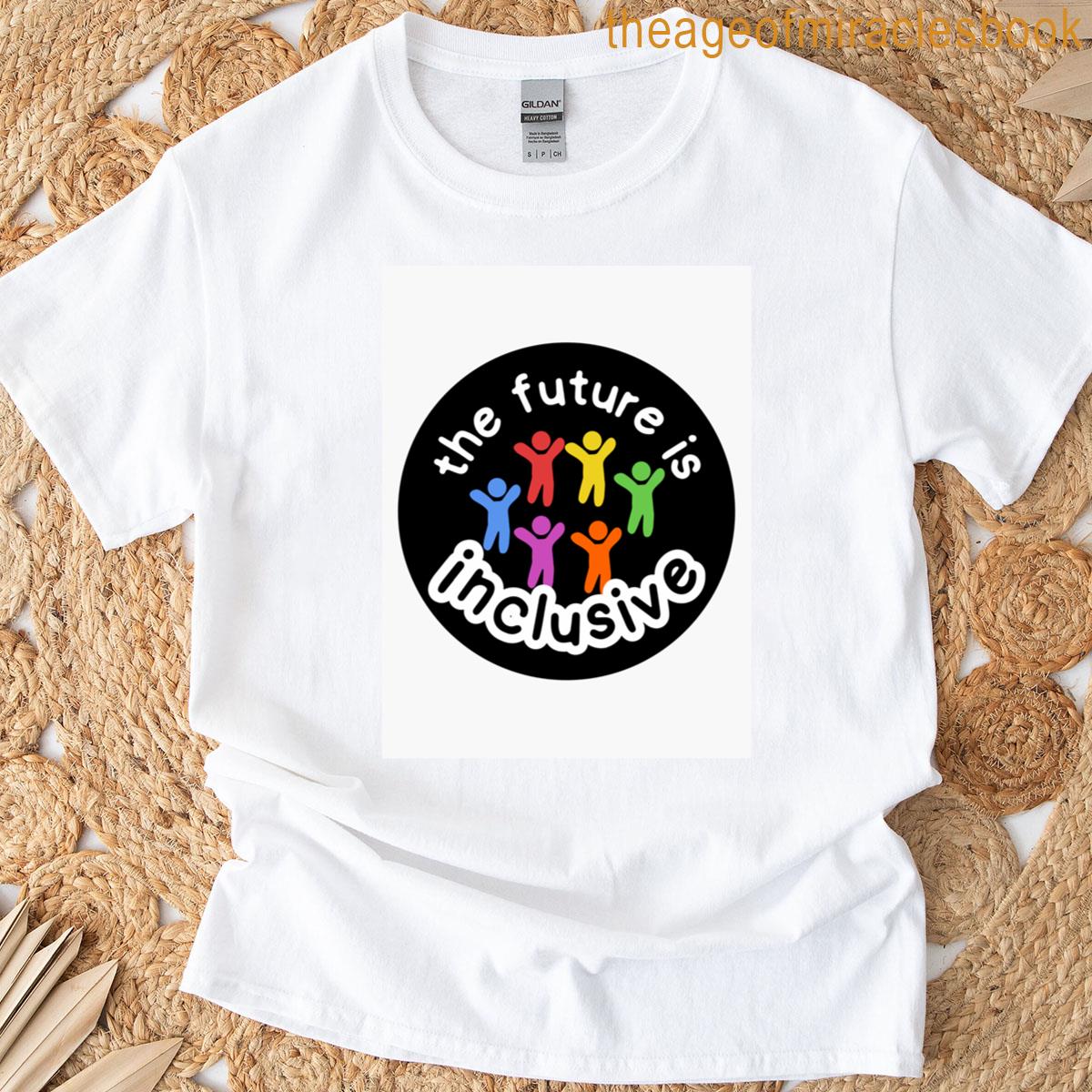 The Future Is Inclusive Protest Sticker Long T-shirt