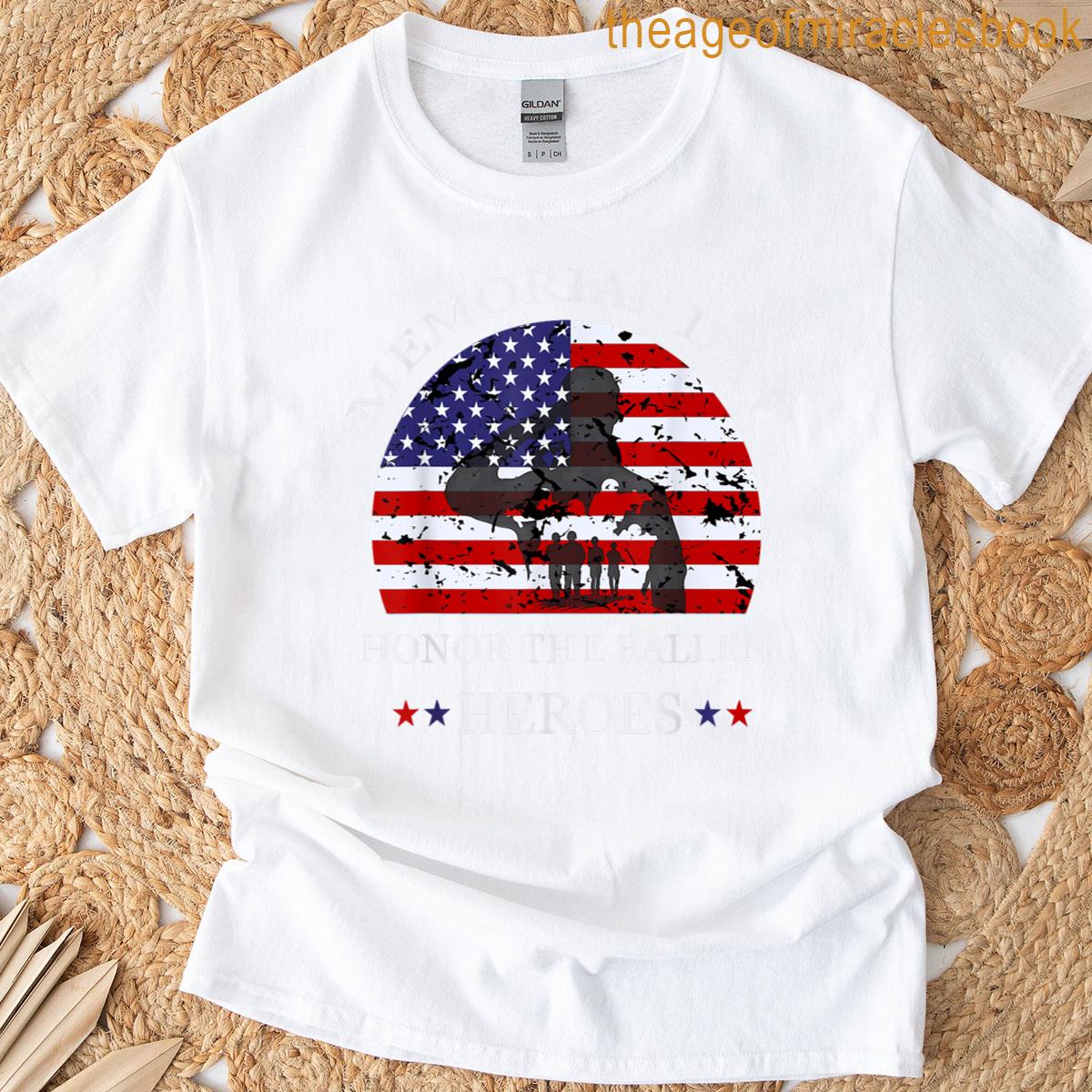 Mens Honor The Fallen Heroes Memorial Day T-shirt