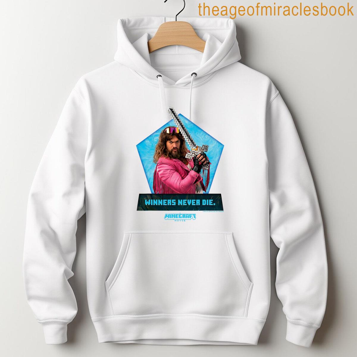 a minecraft movie winners never die garrett the garbage man T-shirt