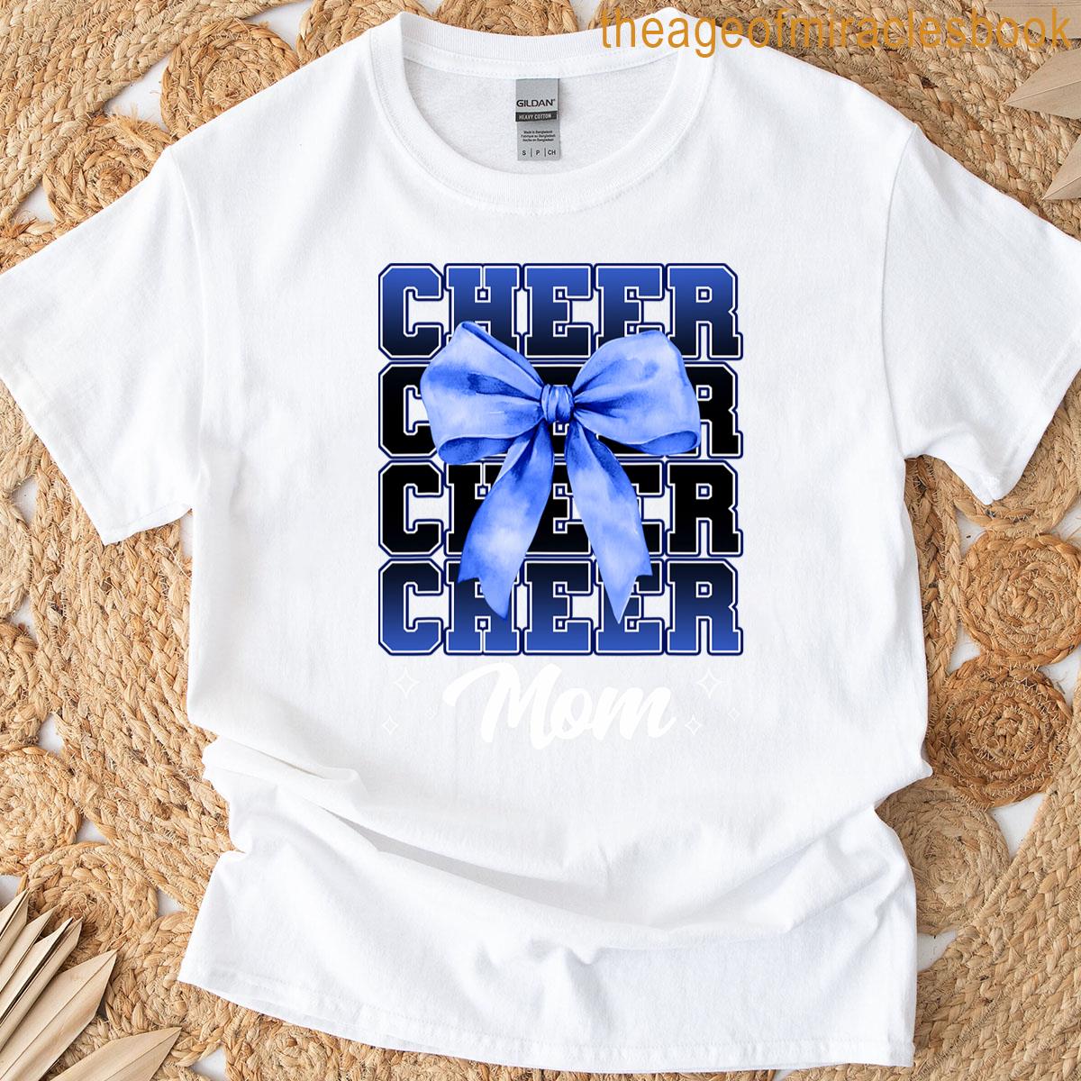 cheer mom cheerleader mom cheer mama biggest fan mothers day T-shirt