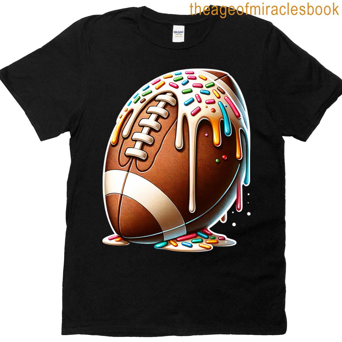 football drip boys ice cream sport players fans T-shirt