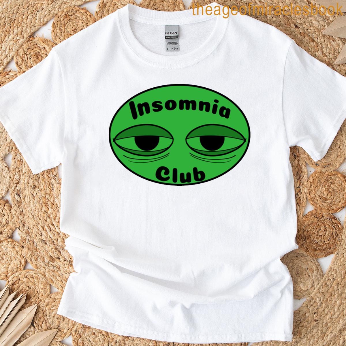 insomnia club green oversized T-shirt