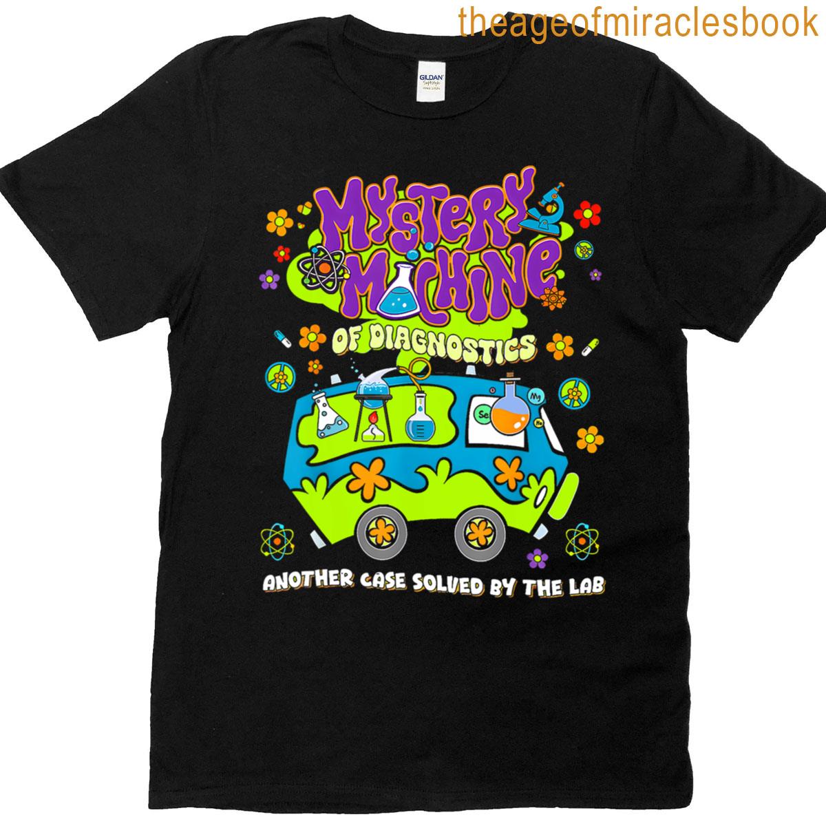 mystery machine of diagnostics lab week 2025 med lab tech T-shirt