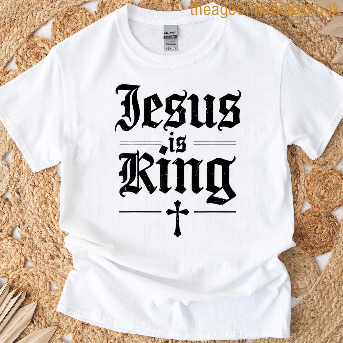 Boy Jesus Is King Christian Best Godson Ever Youth Toddler T-shirt
