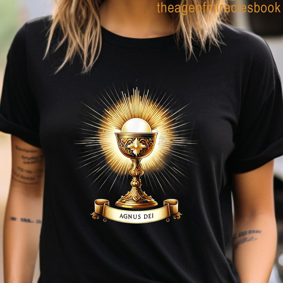 Eucharistic Consecration Traditional Latin Mass Catholic T-shirt