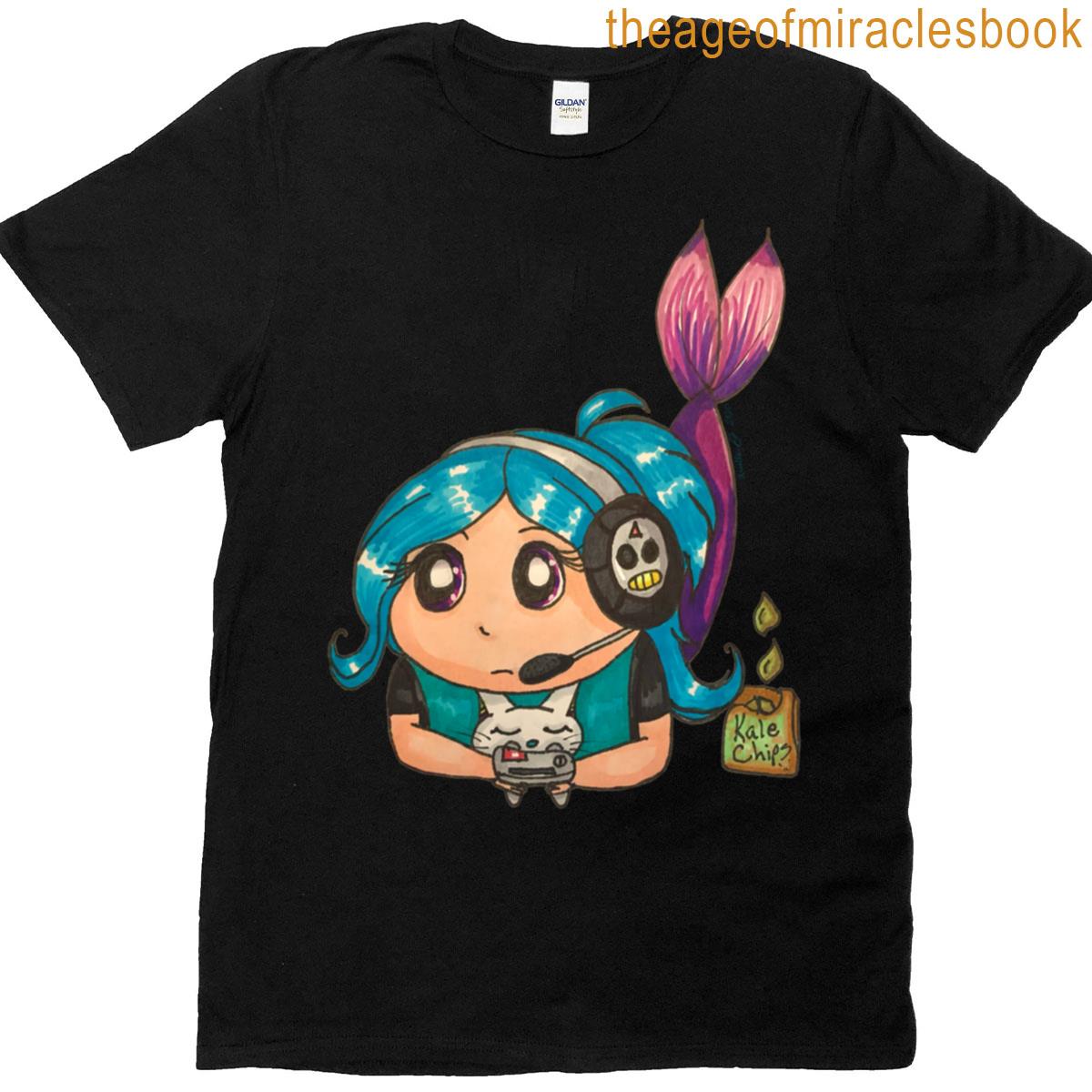 Gamer Mermaid Oversized T-shirt