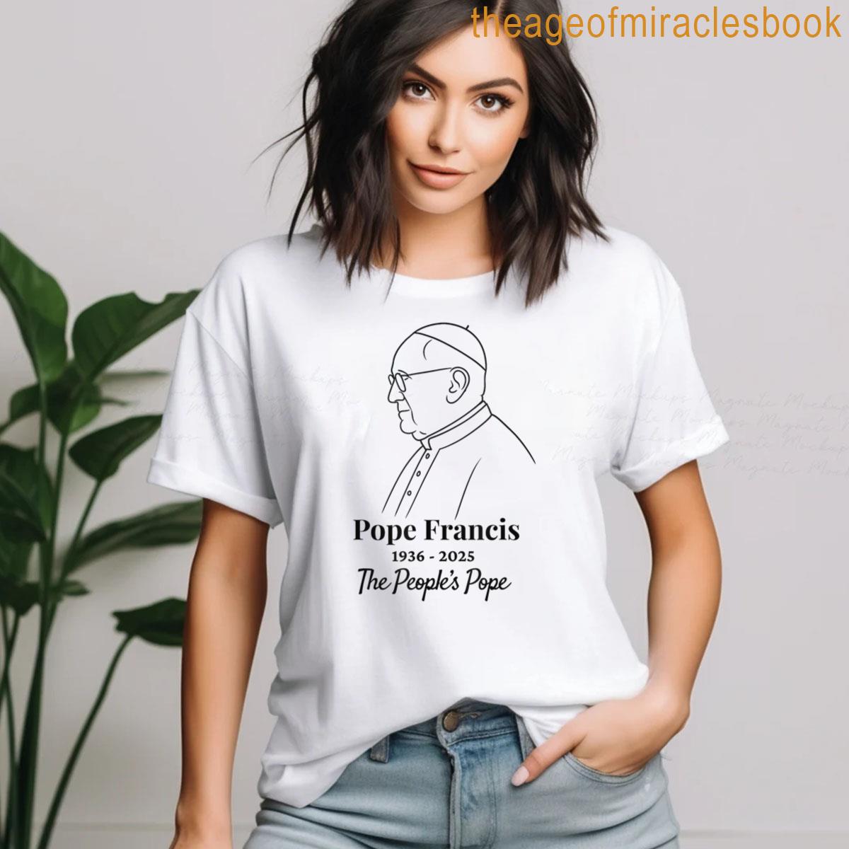 Pope Francis Tee Vatican Pope - The Peoples Pope T-shirt