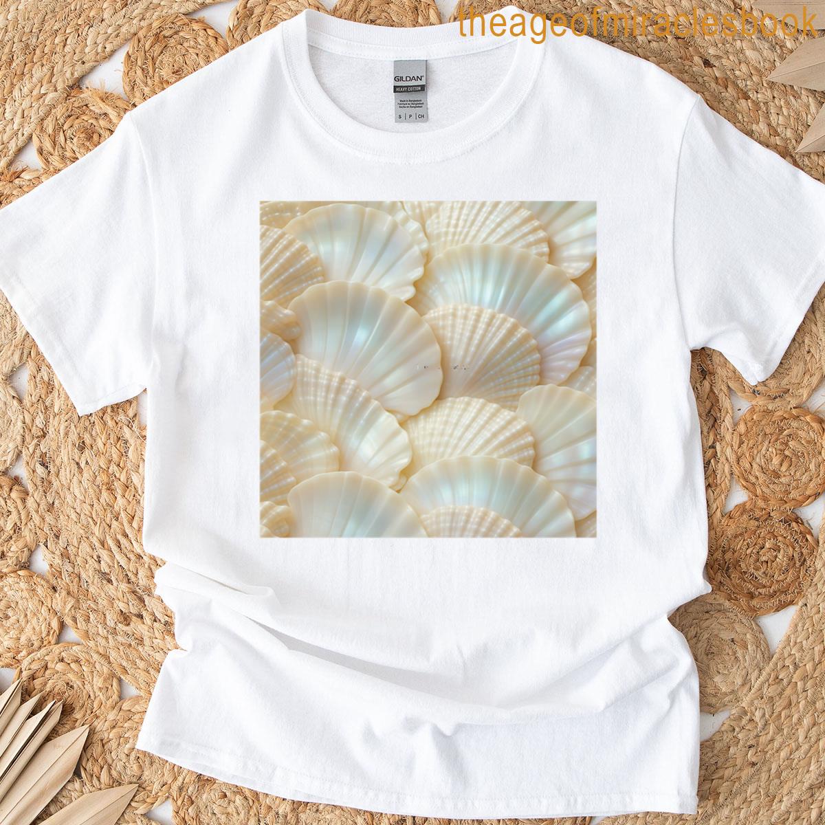 Shiny White Shell T-shirt