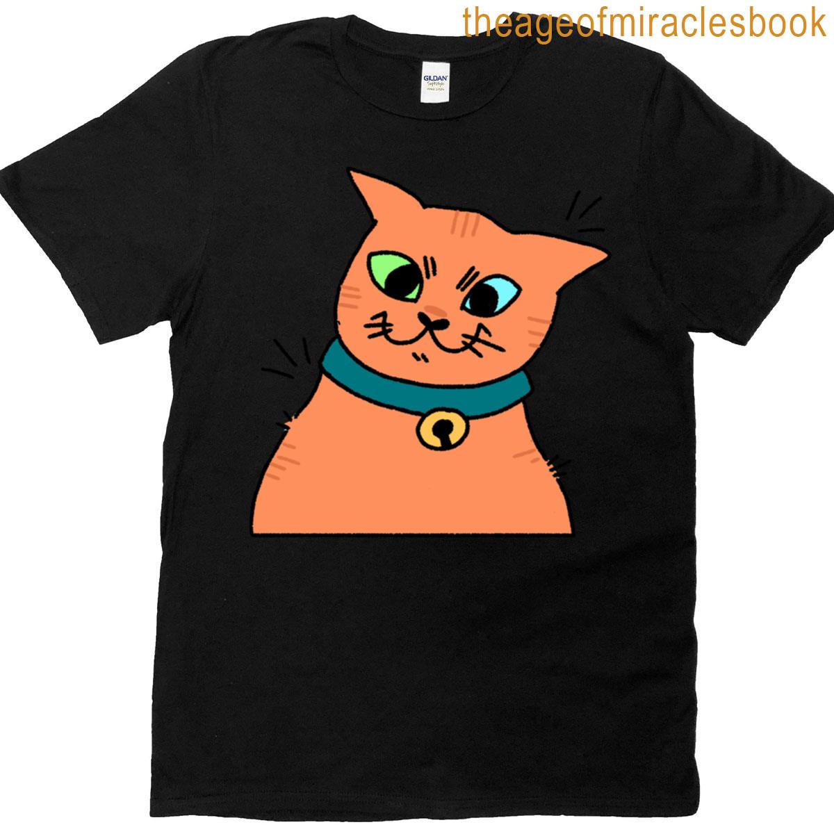 Orange Tabby Cat Oversized T-shirt