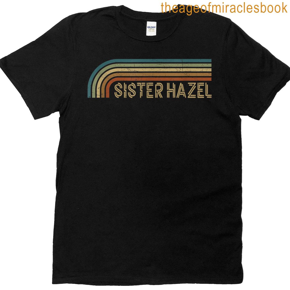 Vintage Sister Hazel Retro Stripes Music Band Folk Rock T-shirt