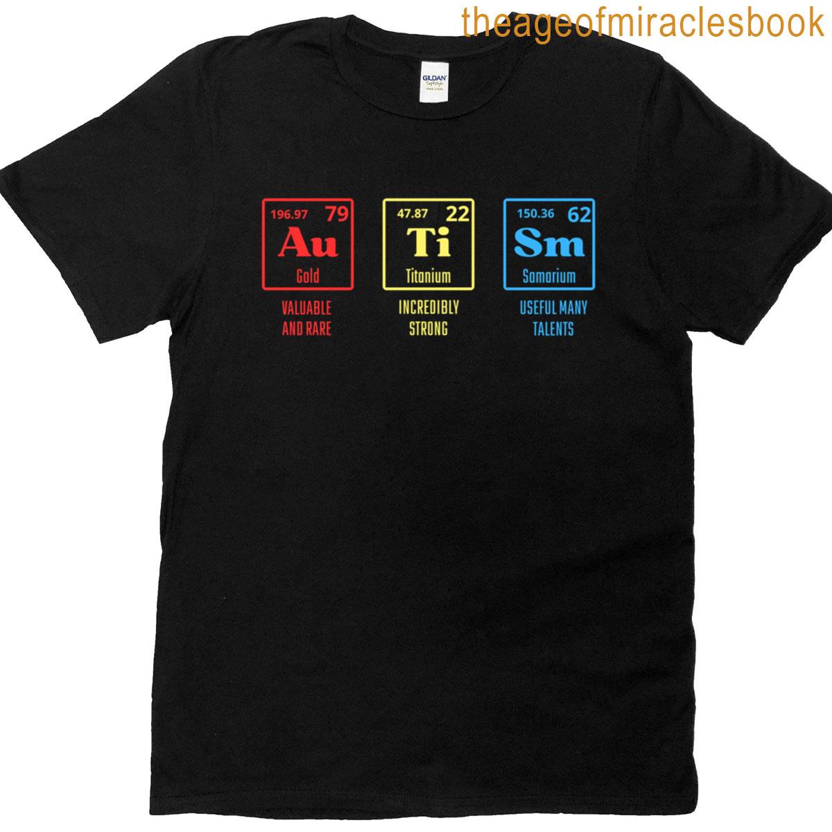 Autism Awareness Elements Periodic Table T-shirt