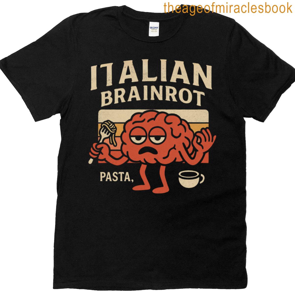 Brian Pasta Italian Brainrot T-shirt