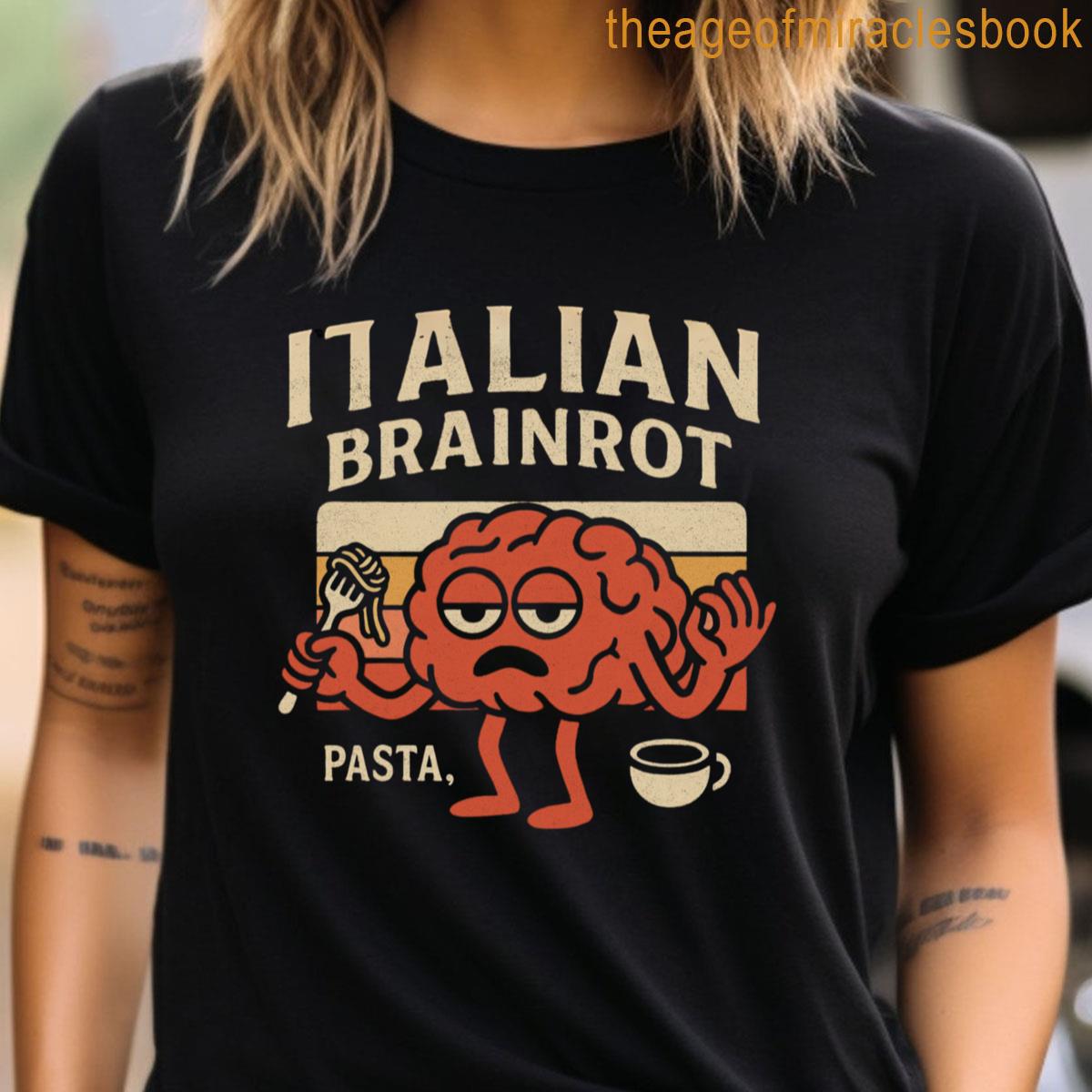 Brian Pasta Italian Brainrot T-shirt