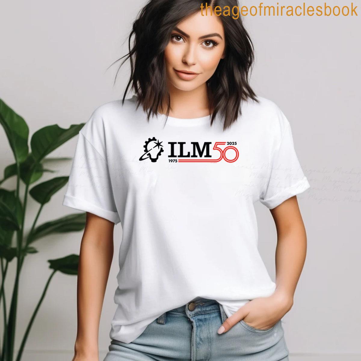 Ilm 50th Anniversary Industrial Light Magic Logo T-shirt