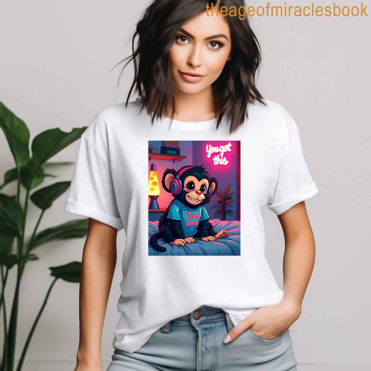 Monkey Self Love You Got This T-shirt