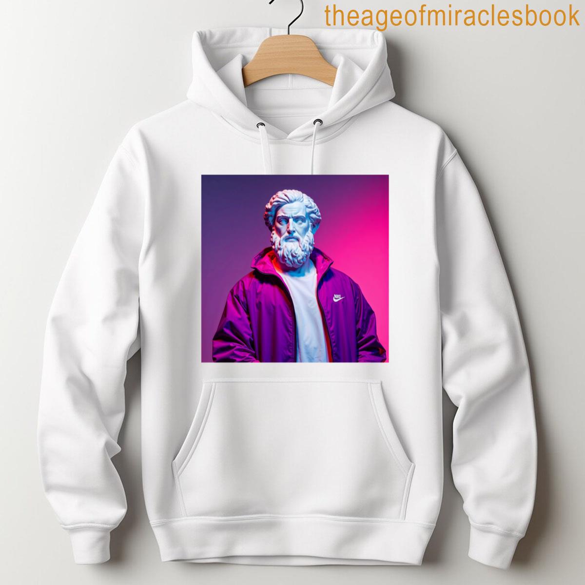 Neon Hype Statue In Streetwear Aesthetic Premium T-shirt