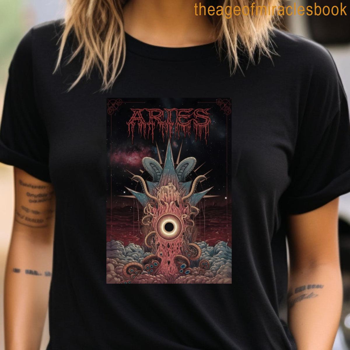 Occult Cosmic Horror Aries T-shirt