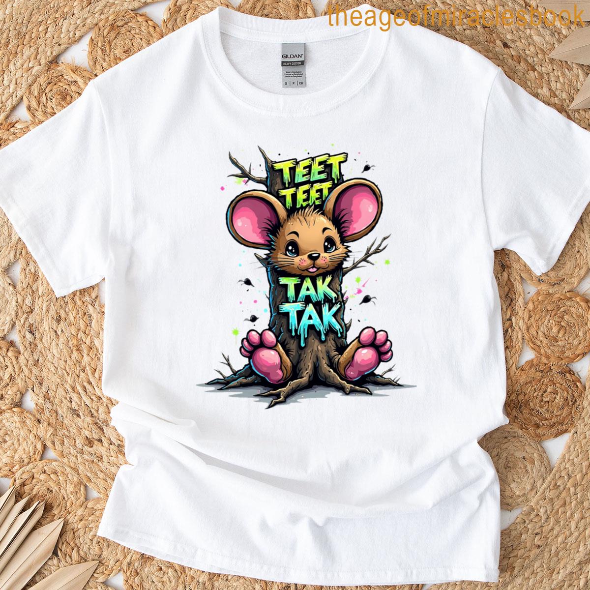 Teet Tak Funny Italian Brainrot Meme Graffiti Monster T-shirt