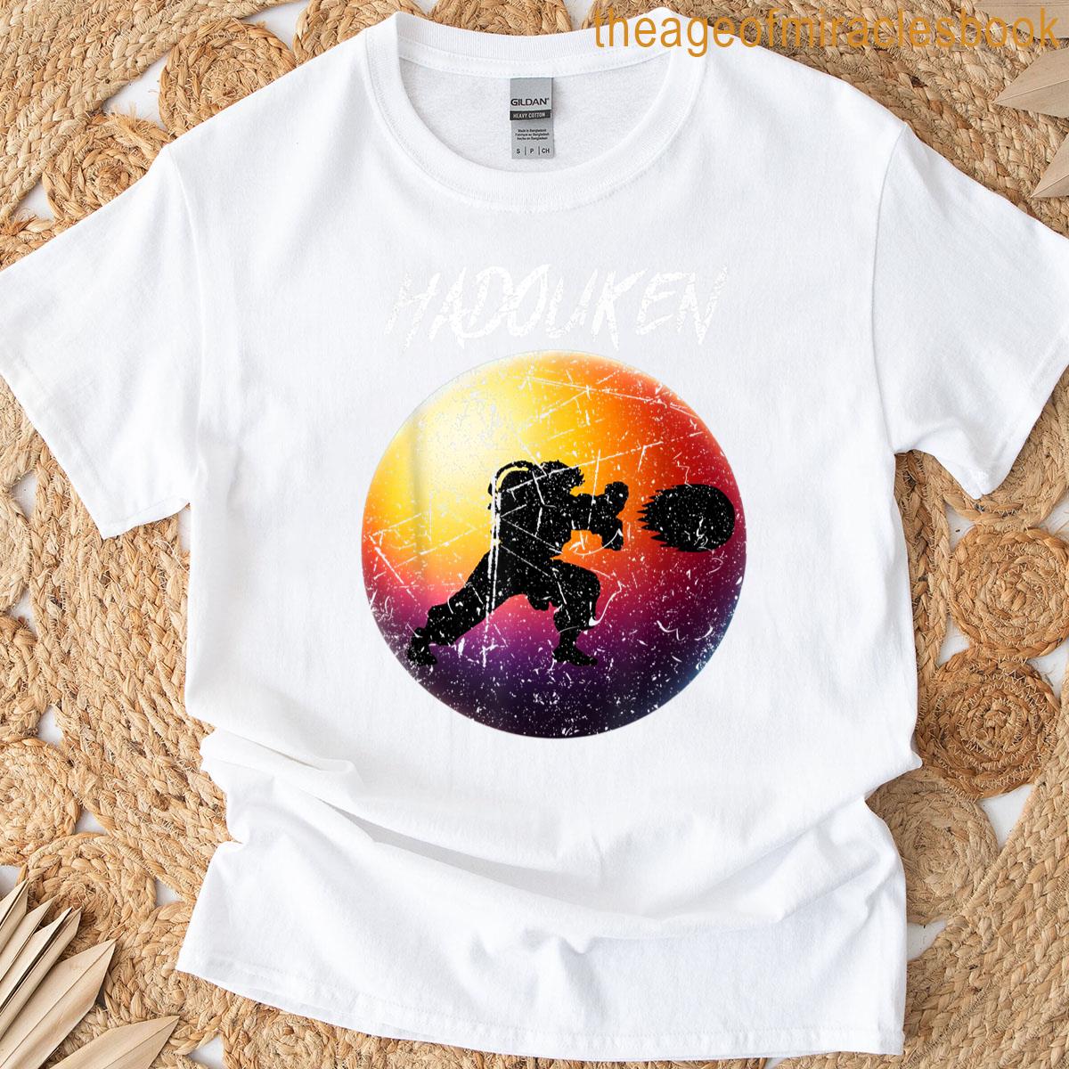 Retro Vintage Hadouken Fighter T-shirt