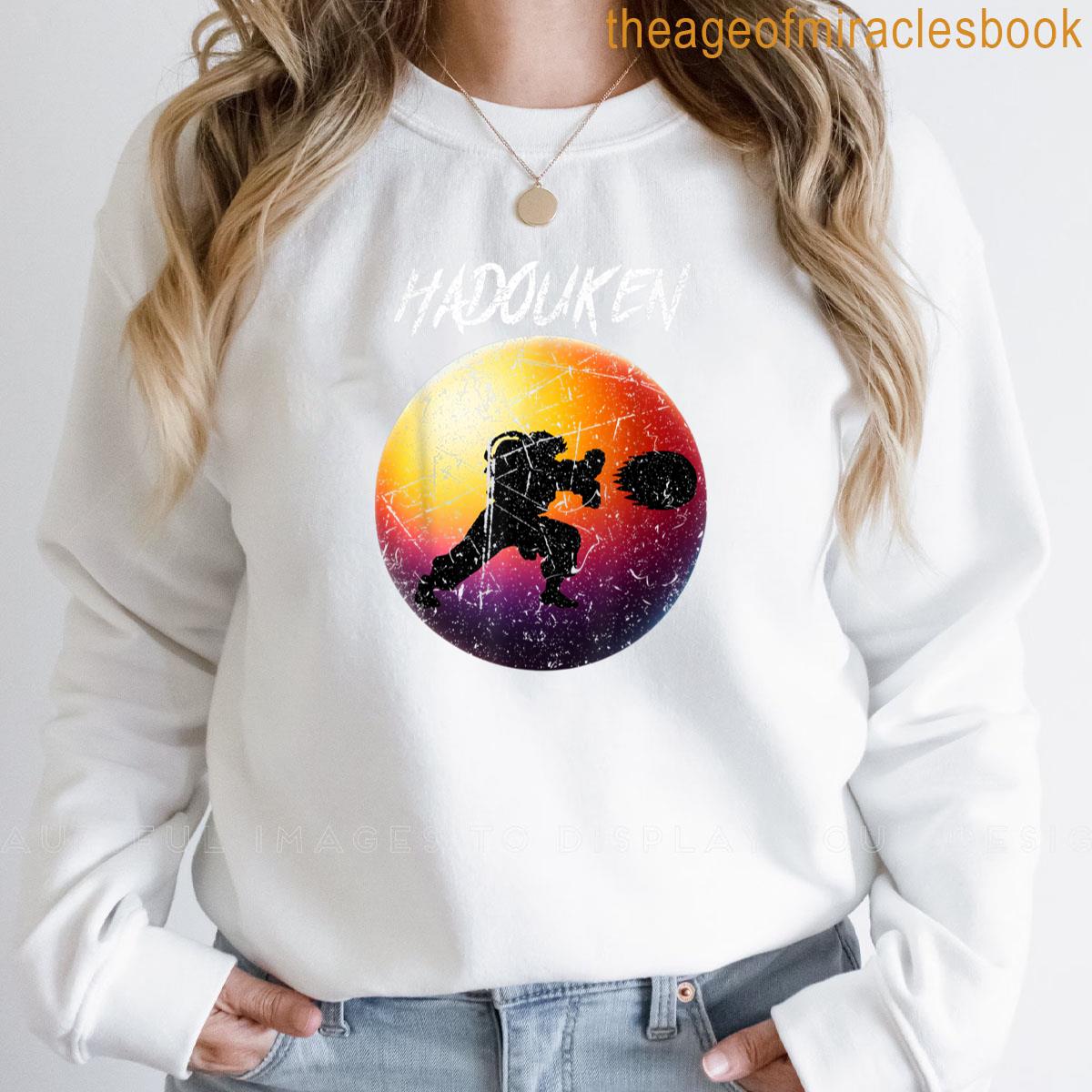 Retro Vintage Hadouken Fighter T-shirt