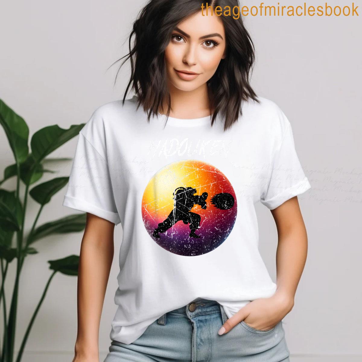 Retro Vintage Hadouken Fighter T-shirt