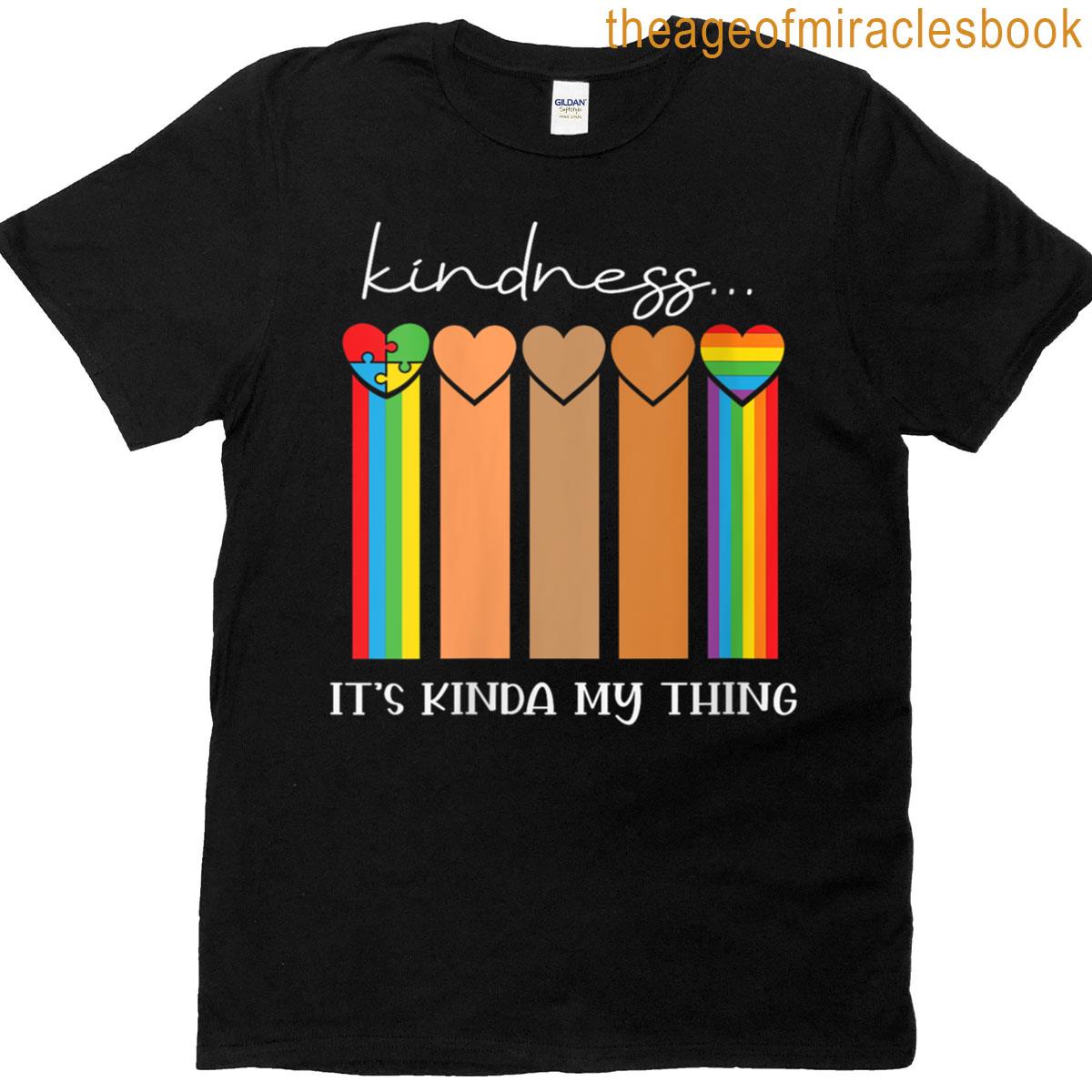 Womens Lgbt Kindness Matters - Lgbtq Rainbow Pride Love Equality T-shirt