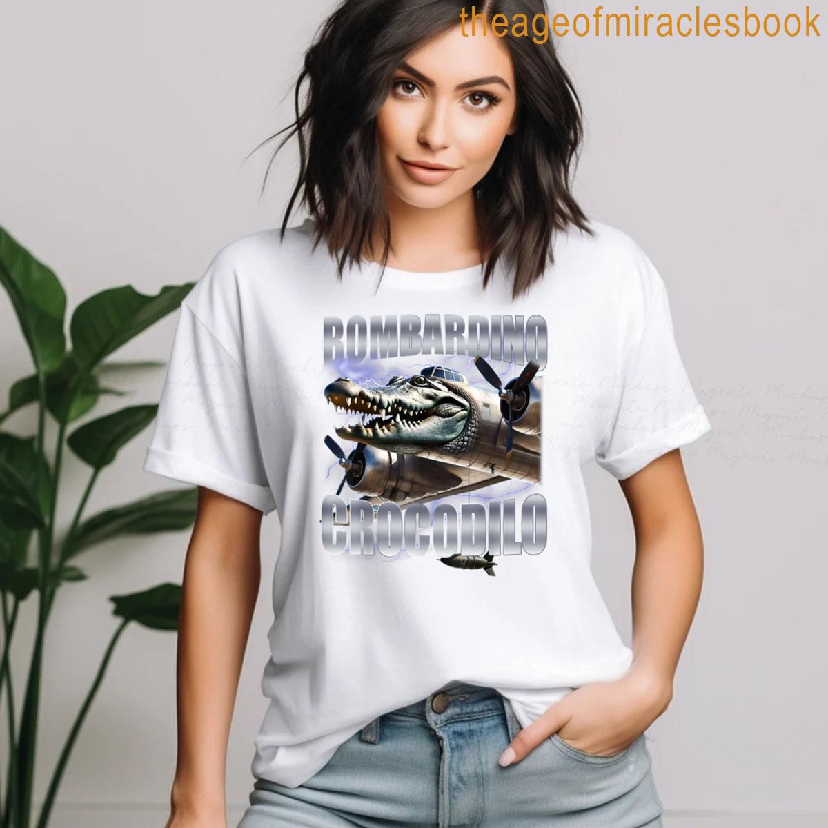 Bombardiro Crocodilo - Italian Brainrot Meme T-shirt