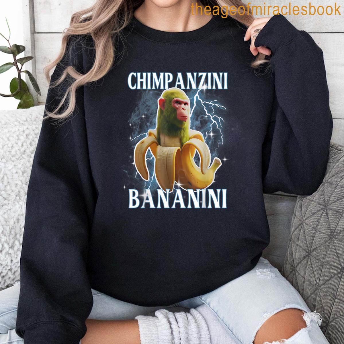 Chimpanzini Bananini - Italian Brainrot Meme Gen Z T-shirt