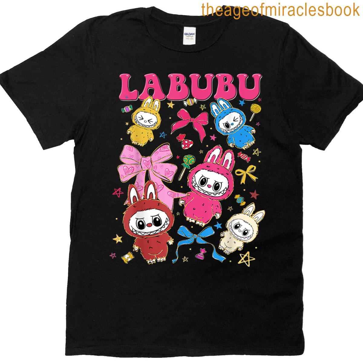 Coquette Bow Labubu The Monsters Labubu Lover Men Women Kid T-shirt