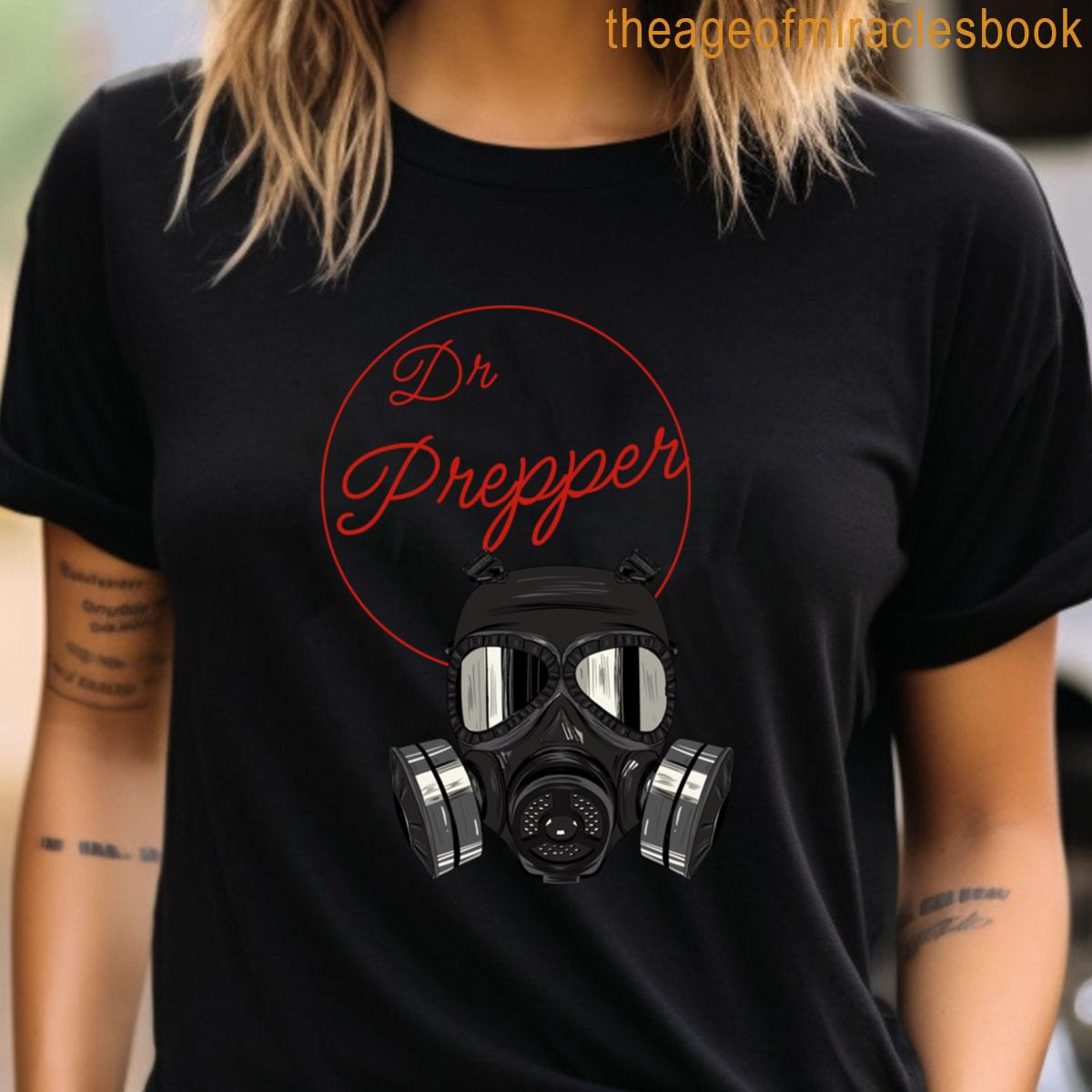 Dr Prepper Gas Mask T-shirt