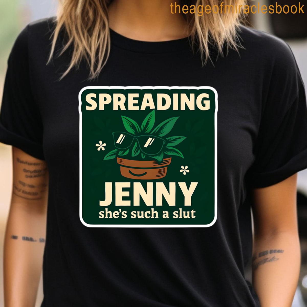 Spreading Jenny Sticker Oversized T-shirt