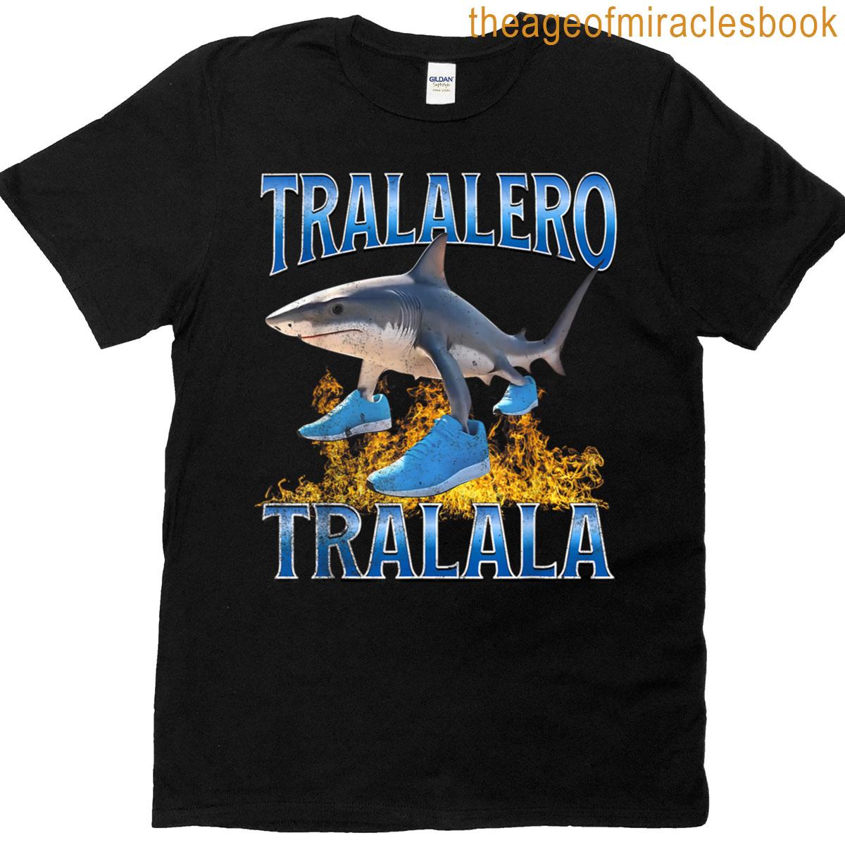 Tralalero Tralala Shark Meme T-shirt