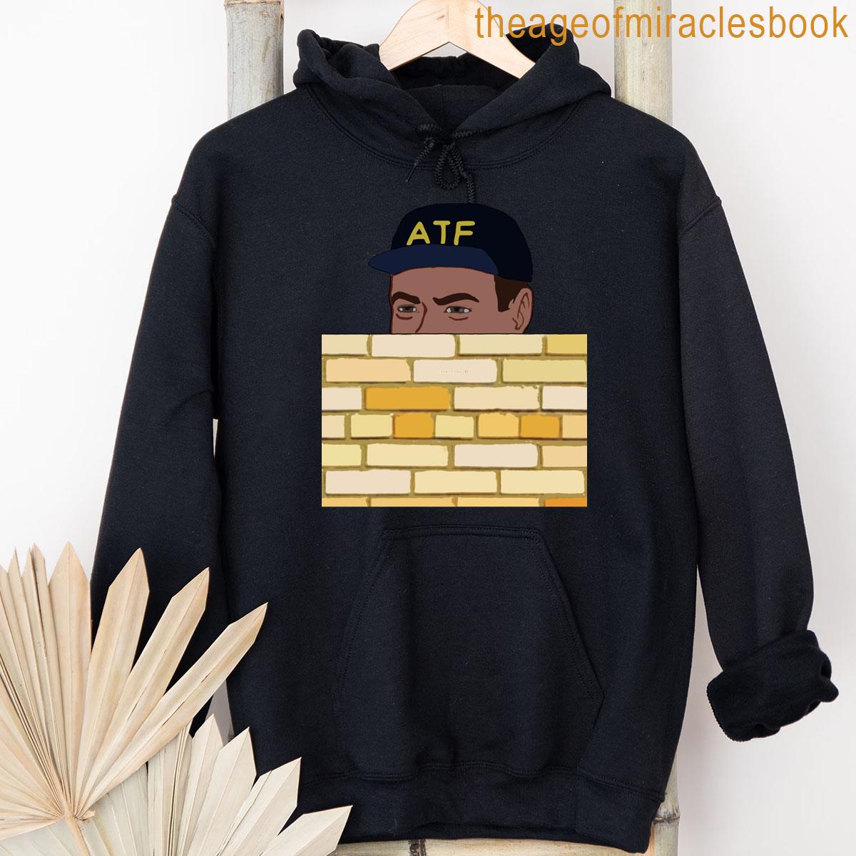 Atf Guy Fence Peeking - Meme Gun Rights T-shirt