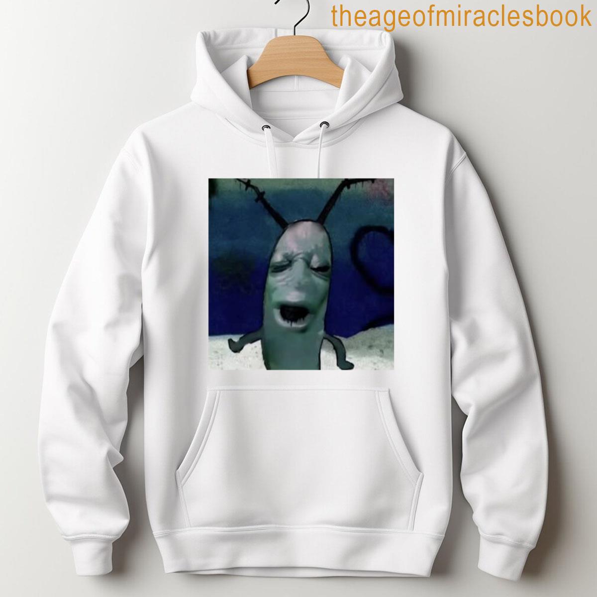 Groaning Plankton Meme Brainrot T-shirt